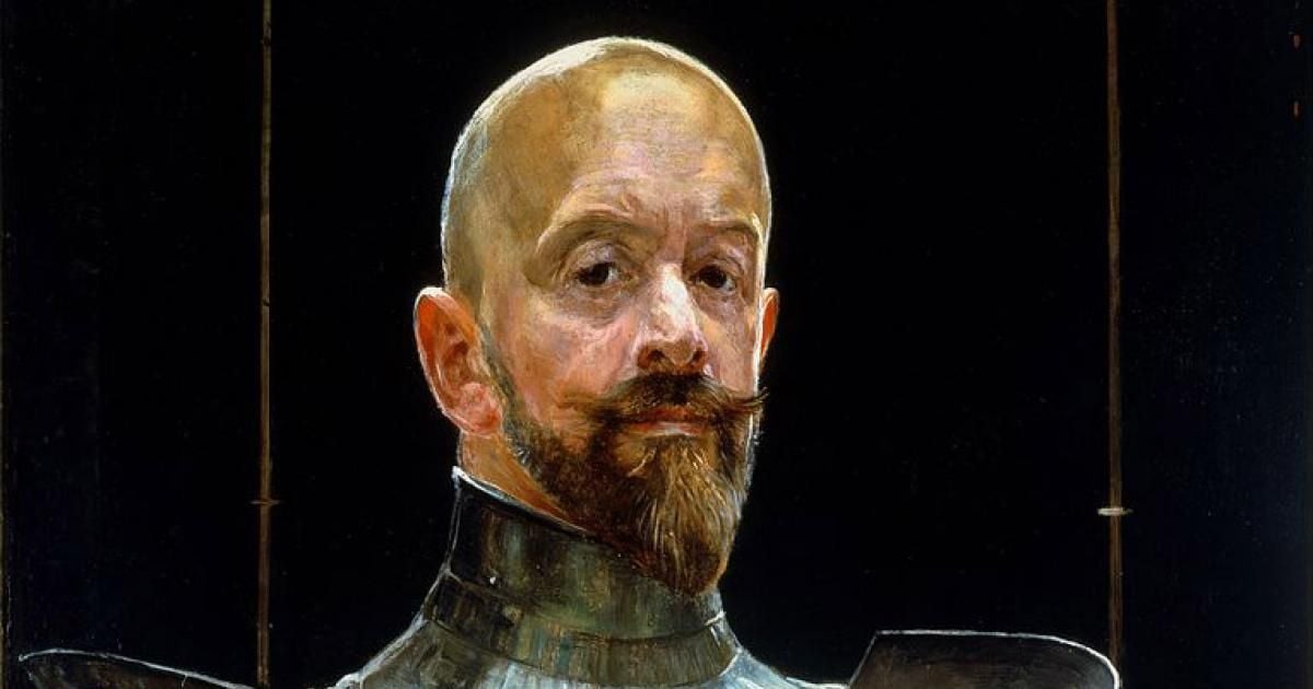 Self-Portrait in Armour – Jacek Malczewski | #visual arts | Culture.pl